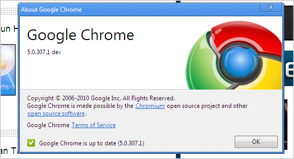 Chrome 5.0 Sedia Di Uji | Amanz