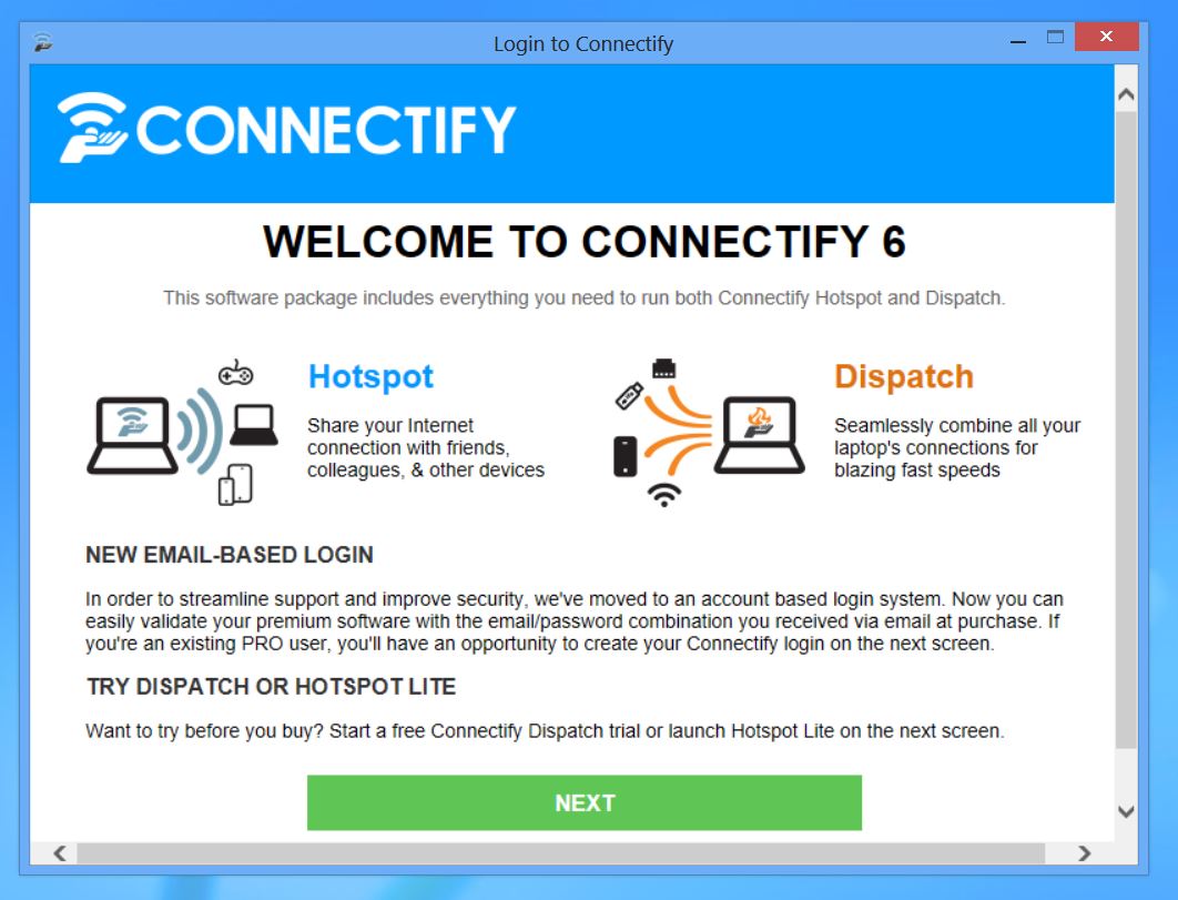 Connectify Lite 6.0 Hadir Dengan Kemaskini Pada Antaramuka | Amanz