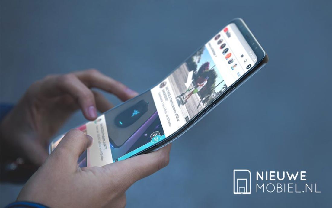 Imej Pengolokan Telefon Skrin Boleh Lipat Samsung Dihasilkan Dari Paten ...