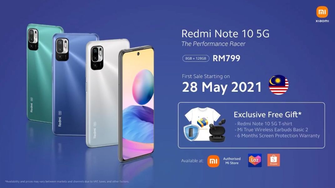 Redmi Note 10 5G Dengan Dimensity 700 Kini Di Malaysia Dengan Harga ...