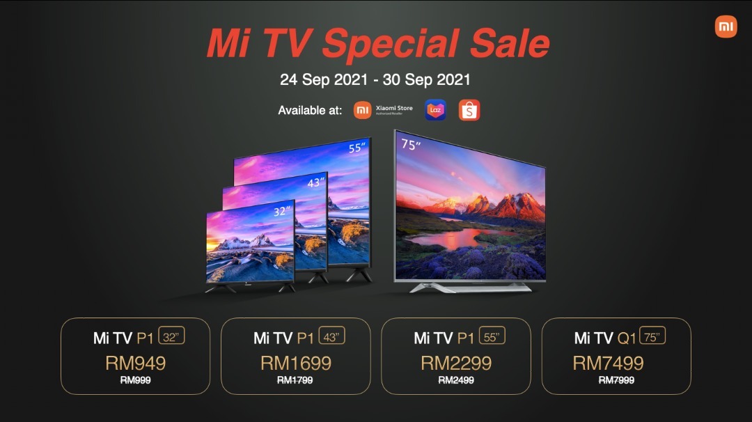 Xiaomi Menawarkan Harga Promosi Untuk Televisyen Pintar Mereka – Mi TV ...