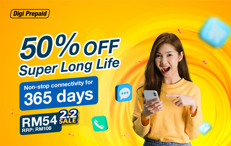 Digi Tawar Promosi Tempoh Aktif Talian Prabayar 365 Hari, Pada Harga ...