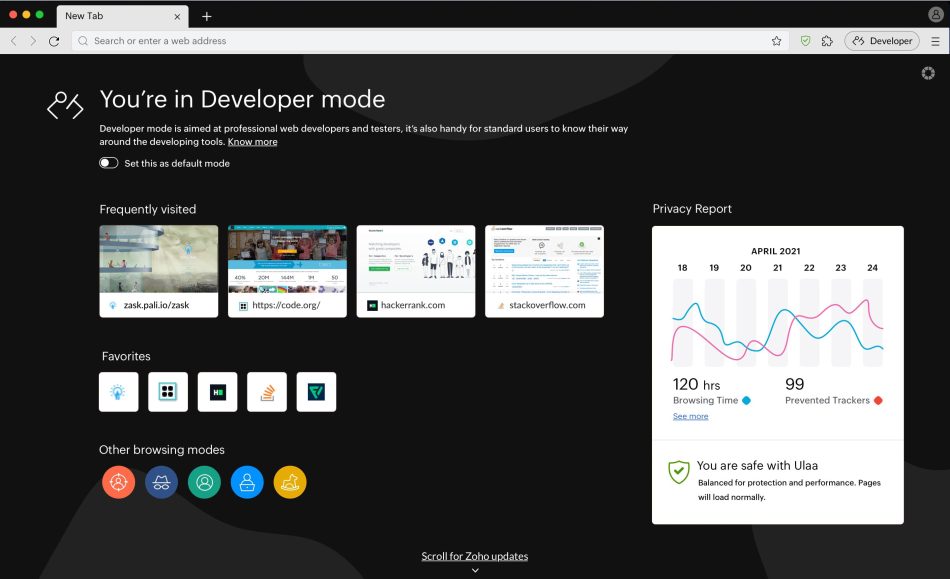 Zoho Kini Memperkenalkan Pelayar Web Tersendiri, Dengan Pelbagai ...