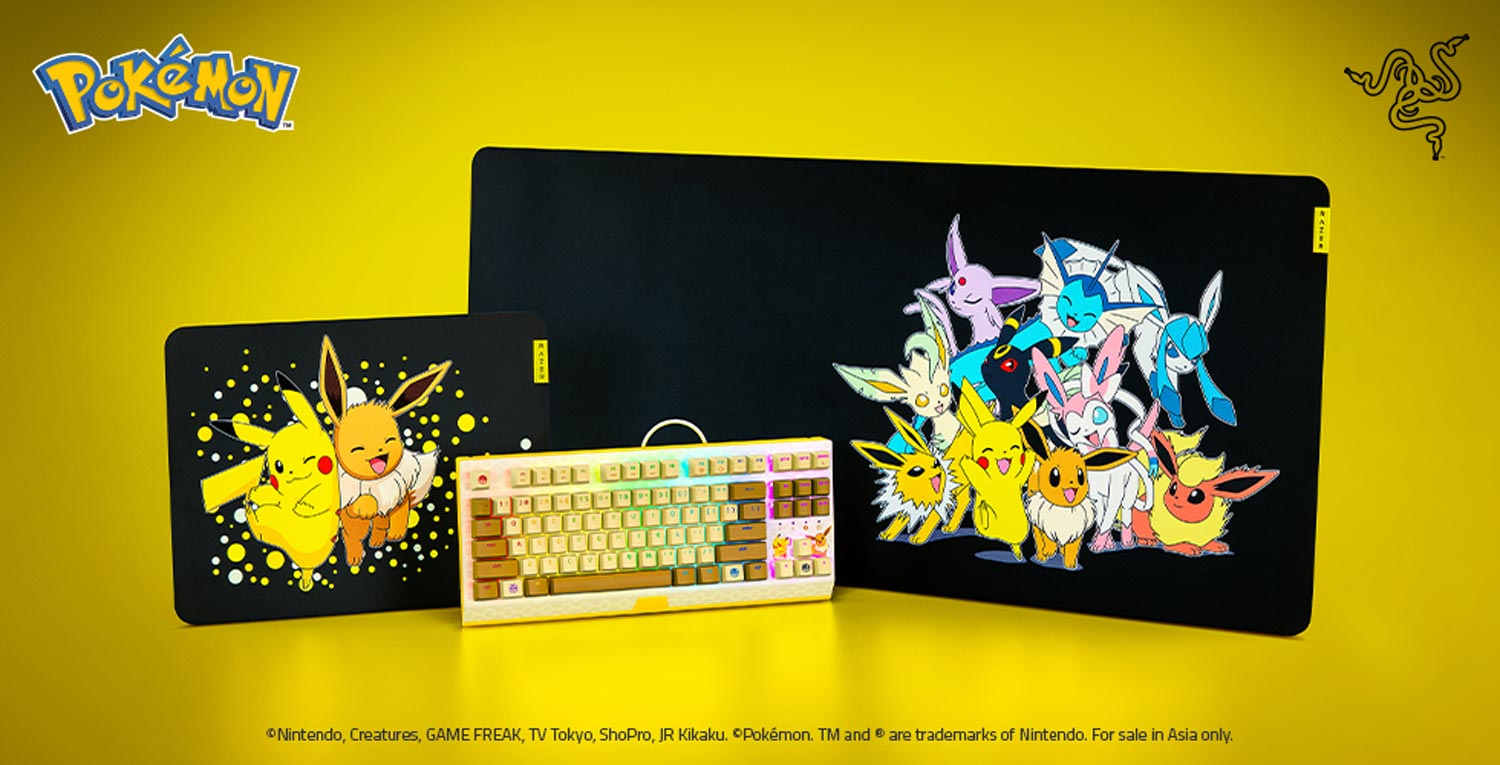 Razer Melancarkan Papan Kekunci Dan Pelapik Meja Edisi Pokemon Pada ...