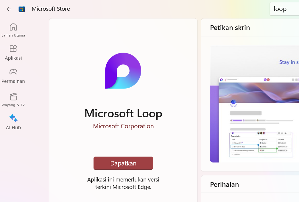 Microsoft Loop Kini Di Microsoft Store, Apple App Store Dan Google Play Store | Amanz