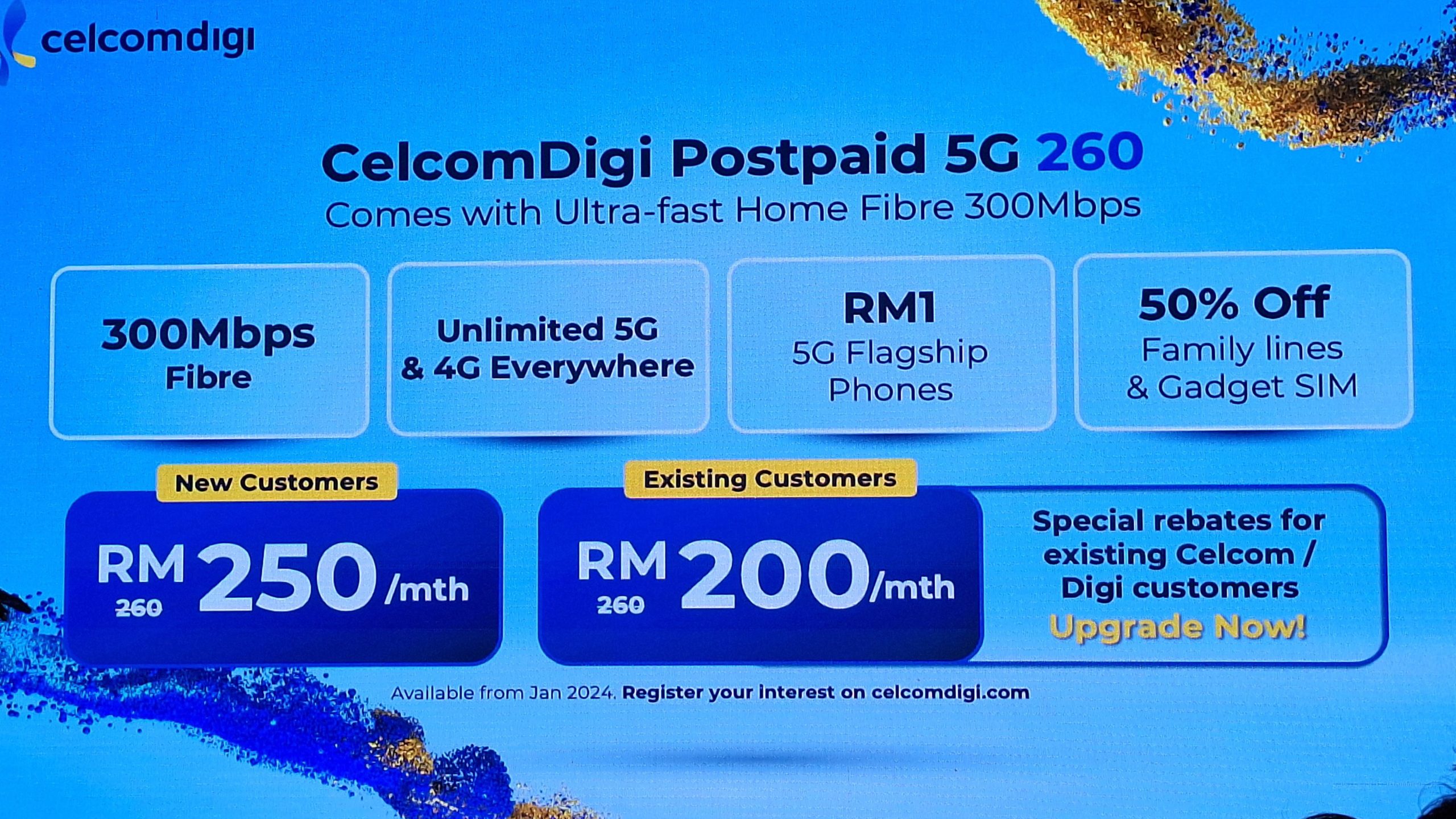 CelcomDigi Akan Menawarkan Pelan Gabungan Internet Fiber 300Mbps Dan ...