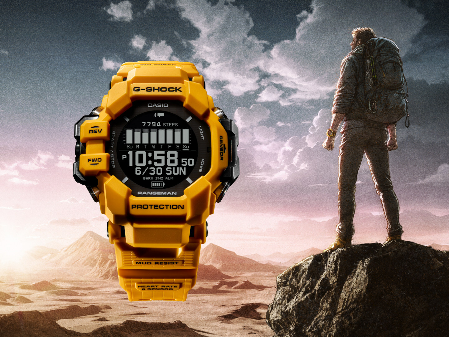 G-Shock Rangeman GPR-H1000 Dilancarkan Dengan Sensor Kesihatan Dan GPS ...