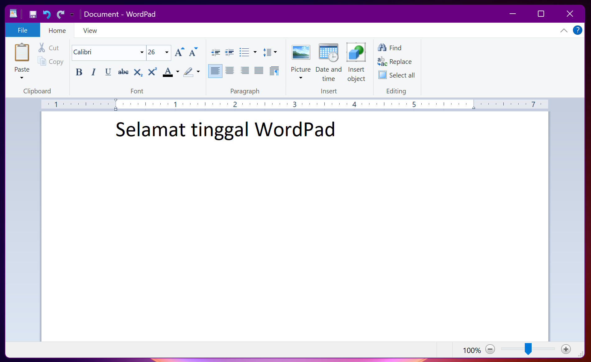 Kemaskini Windows Insider Terbaru Membuang Sokongan Untuk WordPad | Amanz