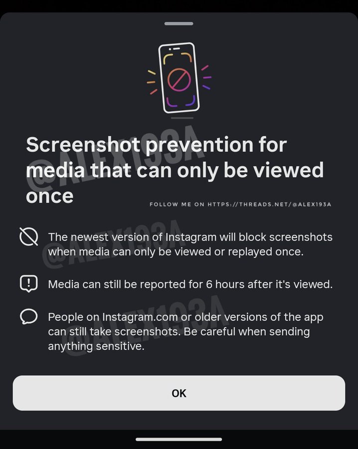 Instagram Kelak Akan Menghalang Tangkapan Layar Pada Mesej ‘View Once ...