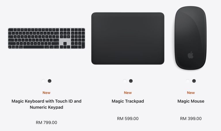 Apple Magic Trackpad, Keyboard dan Mouse Dikemaskini Dengan Sambungan ...