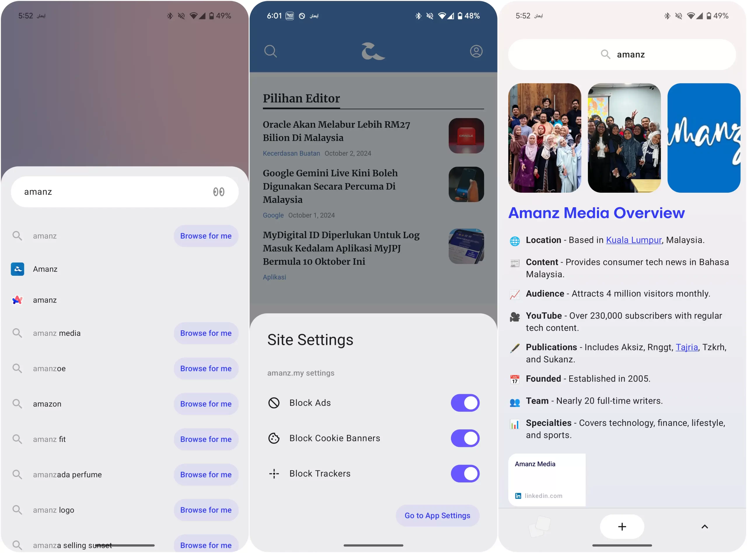 Pelayar Web AI “Arc Search” Kini Boleh Diuji Pada Peranti Android | Amanz