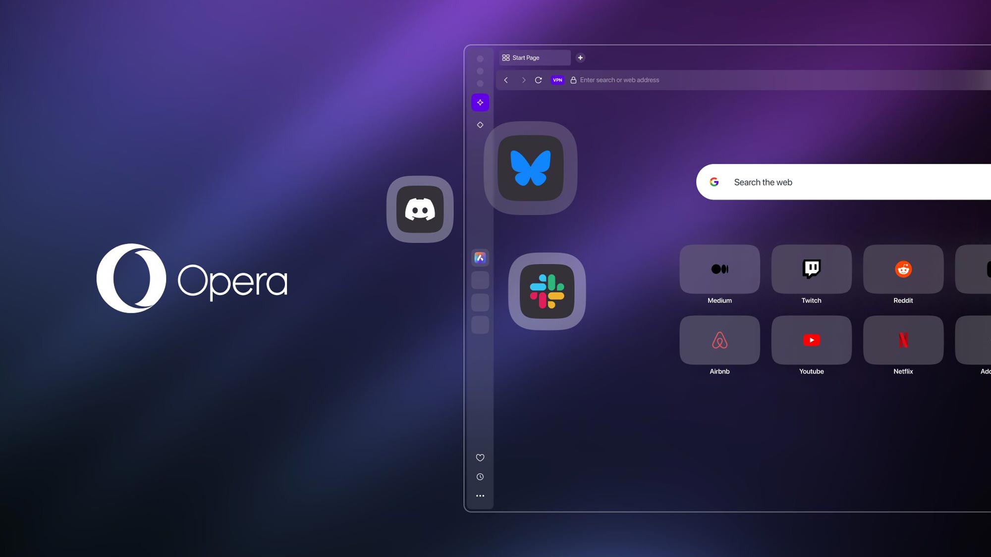 Opera One Kini Mengintegrasikan Bluesky, Discord, dan Slack Pada ...