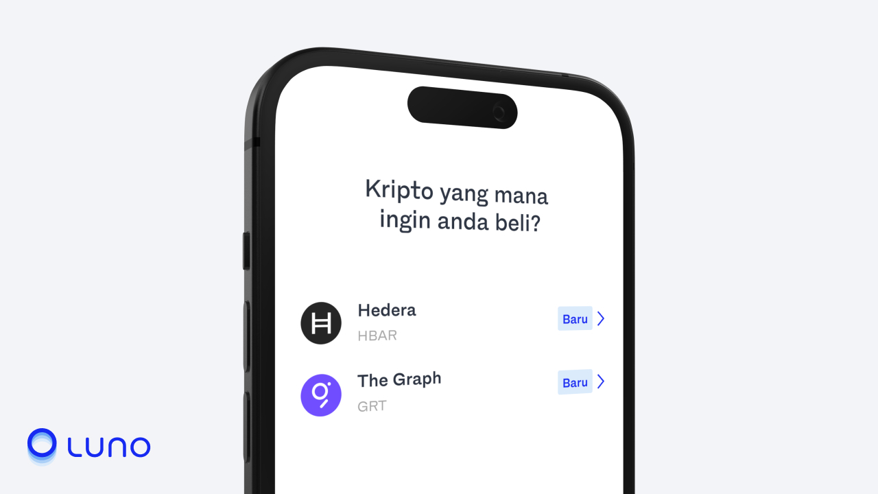 Luno Menambah Dua Lagi Kriptowang – Hedera (HBAR) Dan The Graph (GRT) | Amanz