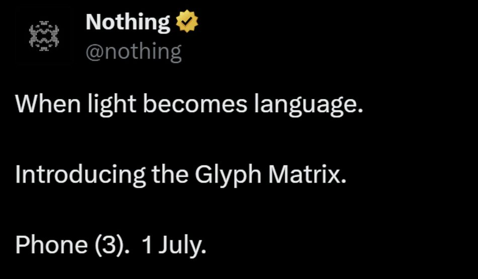 Nothing Phone (3) Akan Menggunakan Sistem Lampu Glyph Matrix | Amanz