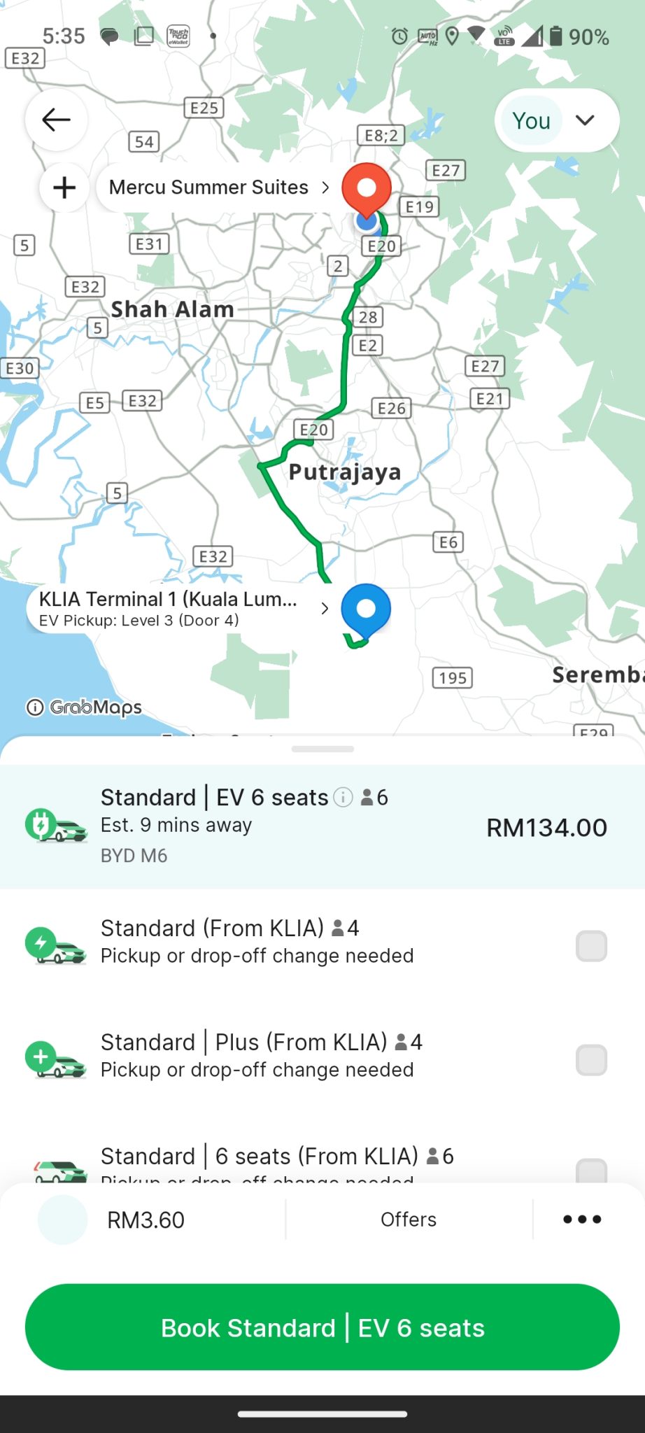 Perkhidmatan Grab EV Dari KLIA Terminal 1 Dilancarkan Secara Rasmi | Amanz