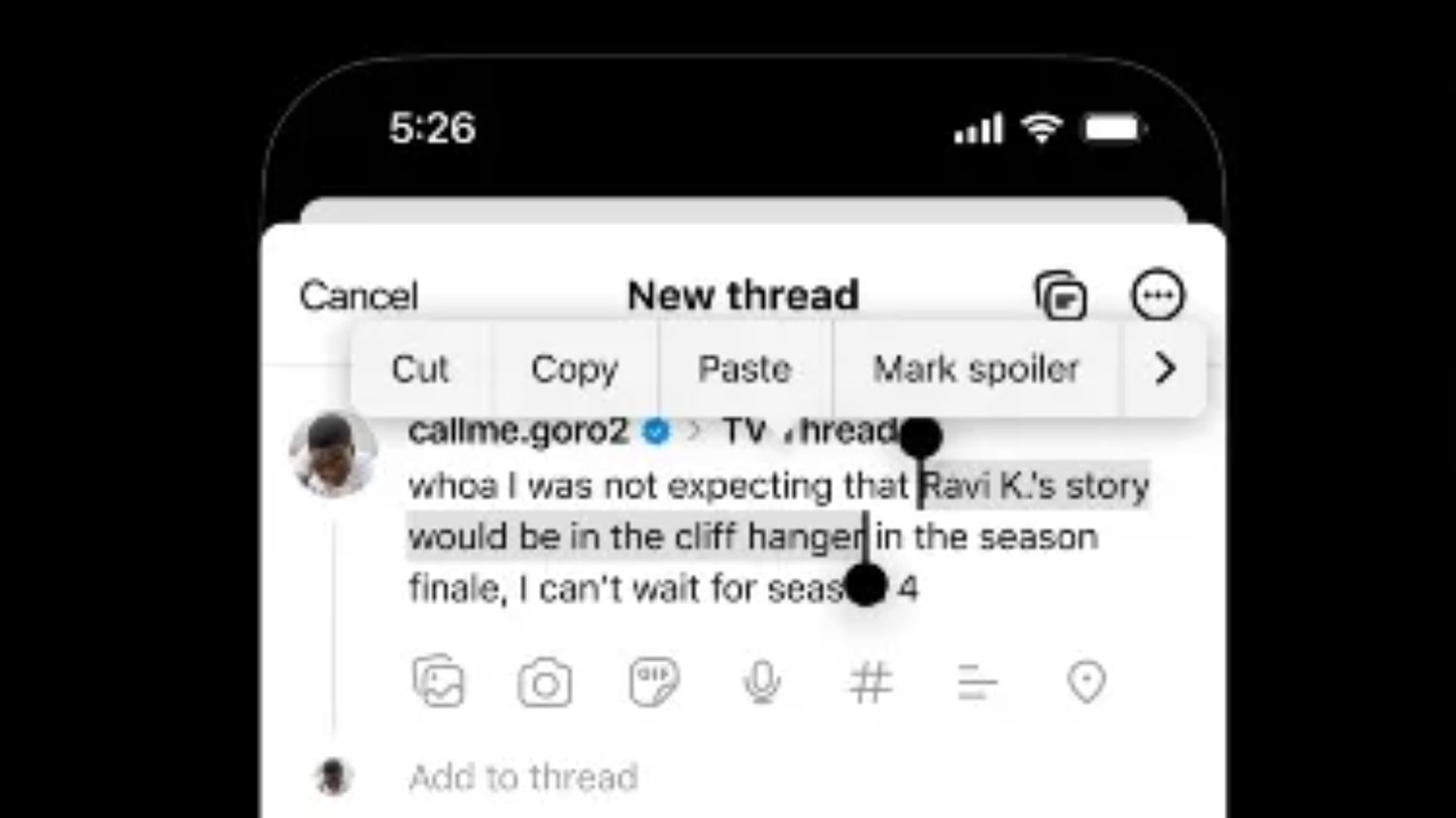 Threads Menguji Menyorokkan “Spoiler” Di Susur Masa | Amanz