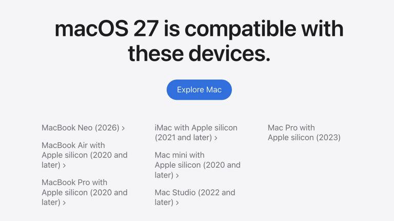 macOS 27 Golden Gate Tidak Menyokong Mac Dengan Cip Intel - Newswav